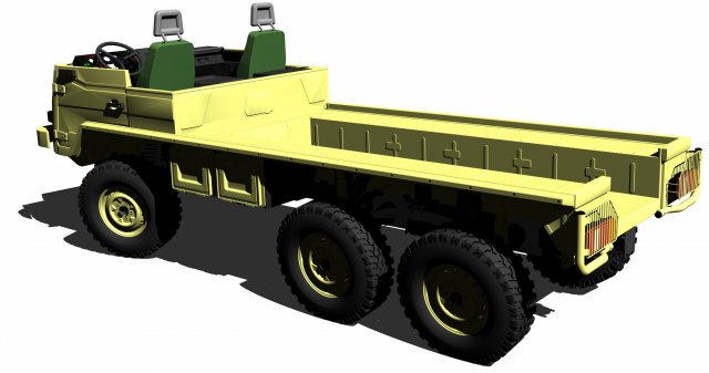 pinzgauer 718 6x6 3D Model in Transport 3DExport