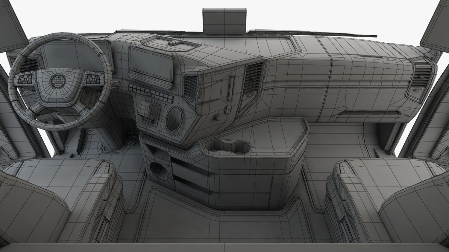 Mercedes Benz Actros Interior