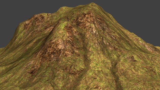 background hill terrain 3D Model in Environment 3DExport