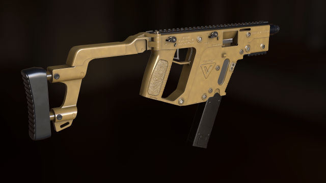 automatic machine kriss vector 3D Model in Submachine Guns 3DExport