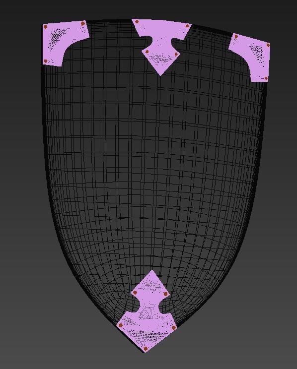 shield knights shield armor 3D Models in Alien 3DExport