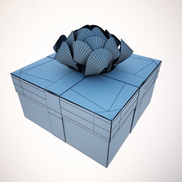 a holiday package box 3D Model in X-mas 3DExport