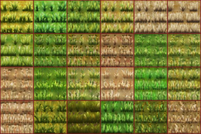grass patch textures 3D Model in Small Plants 3DExport