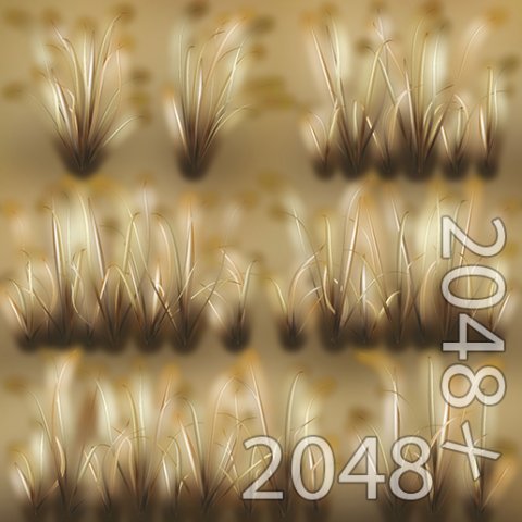 grass patch textures 3D Model in Small Plants 3DExport