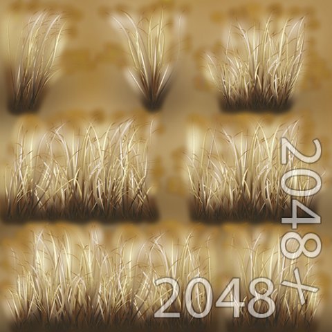 grass patch textures 3D Model in Small Plants 3DExport