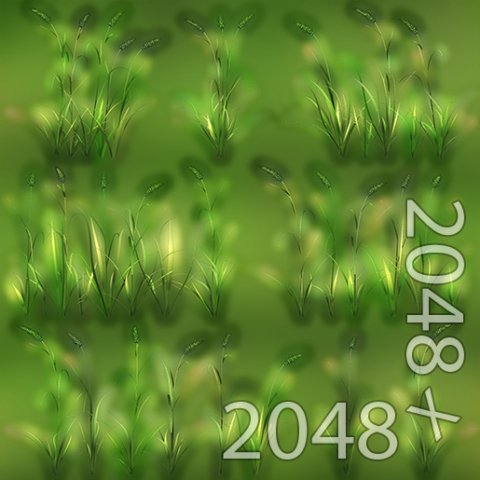 grass patch textures 3D Model in Small Plants 3DExport