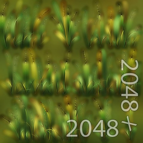 grass patch textures 3D Model in Small Plants 3DExport