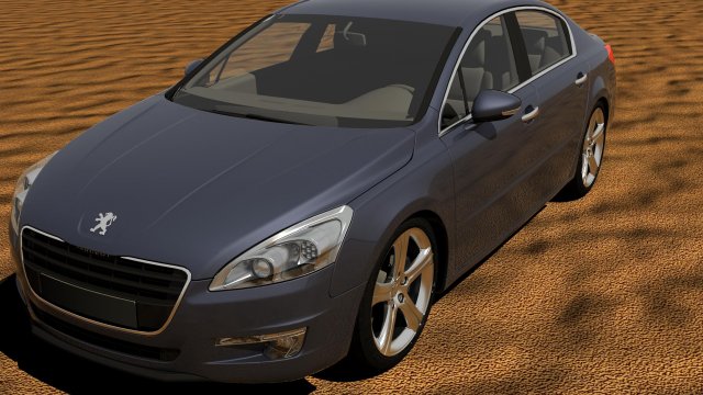 peugeot 508 3D Model in Sedan 3DExport