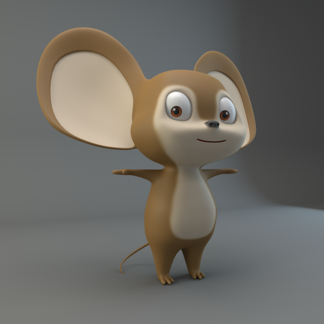 cartoon mouse 3D Model in Other 3DExport