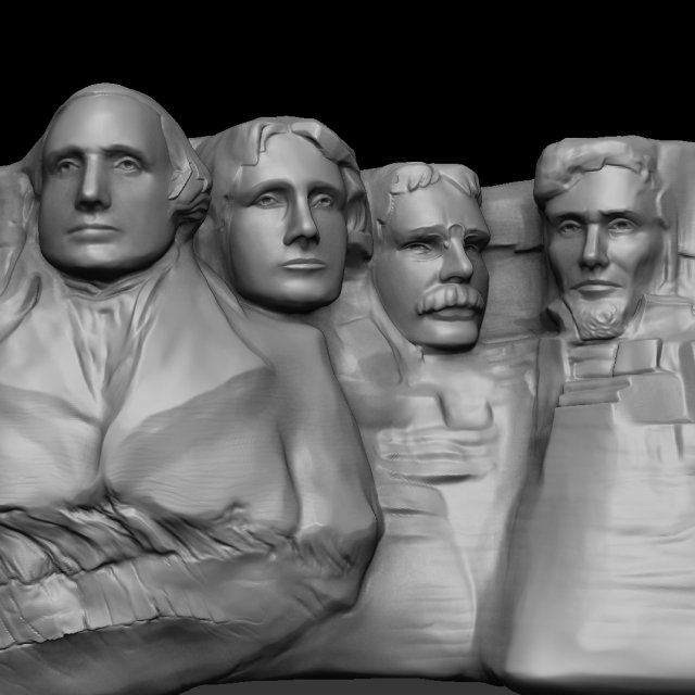 mount rushmore 3D Model in Landmarks 3DExport