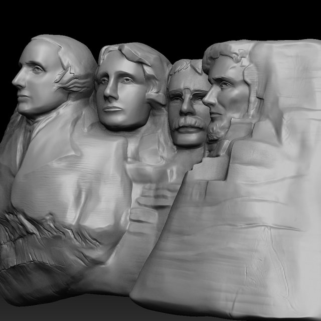 mount rushmore 3D Model in Landmarks 3DExport