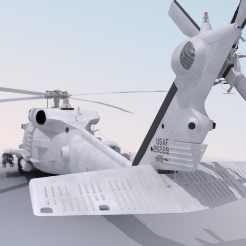 Sh60 seahawk military helicopter 3D Model in Helicopter 3DExport