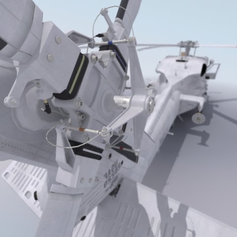 Sh60 seahawk military helicopter 3D Model in Helicopter 3DExport