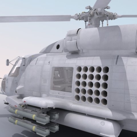 Sh60 seahawk military helicopter 3D Model in Helicopter 3DExport