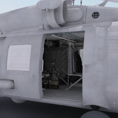 Sh60 seahawk military helicopter 3D Model in Helicopter 3DExport