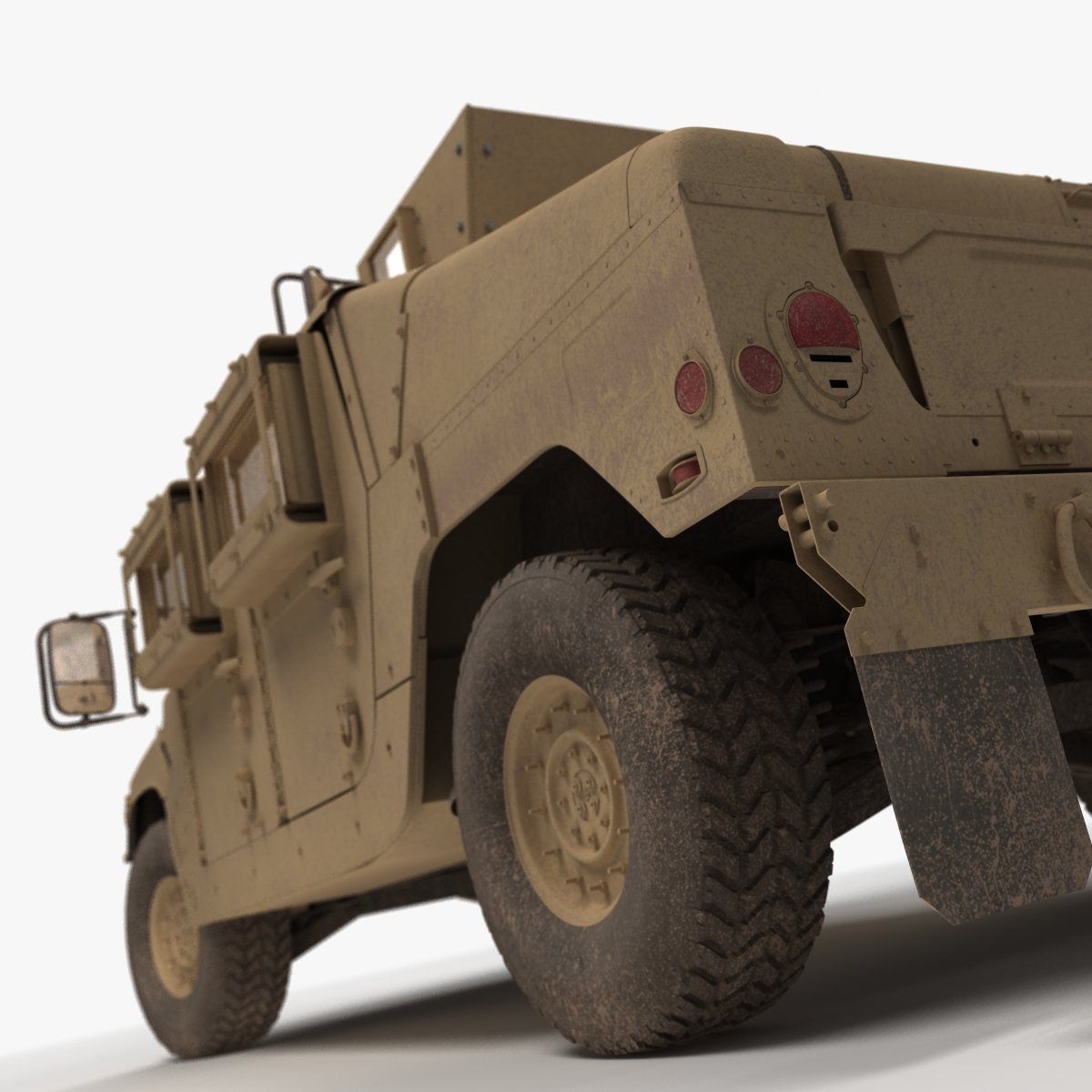 HMMWV Military Humvee 3D Model in Combat 3DExport