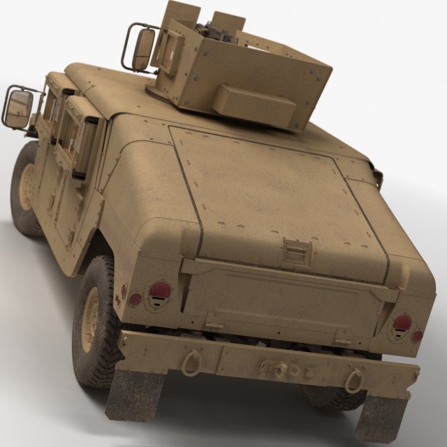 Hmmwv military humvee 3D Model in Combat 3DExport