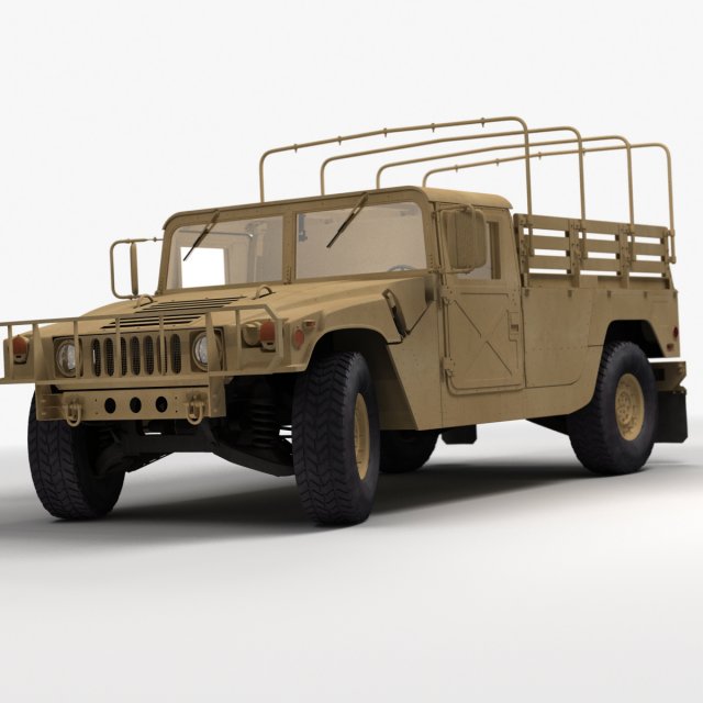 Hmmwv military humvee 3D Model in Combat 3DExport