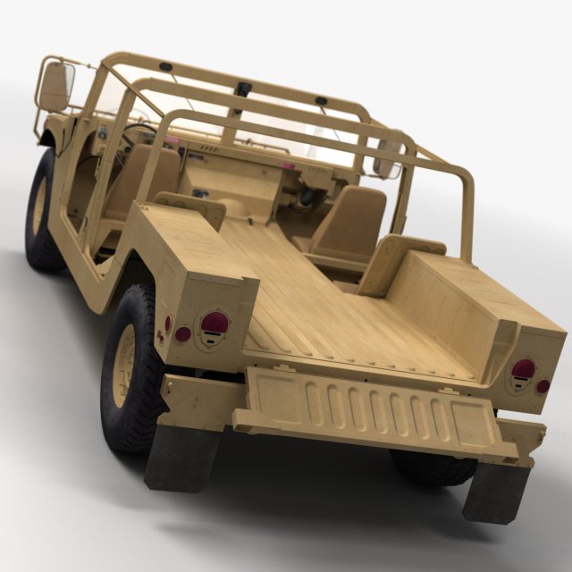 Hmmwv military humvee 3D Model in Combat 3DExport
