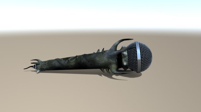 heavy metal microphone Free 3D Model in Audio 3DExport