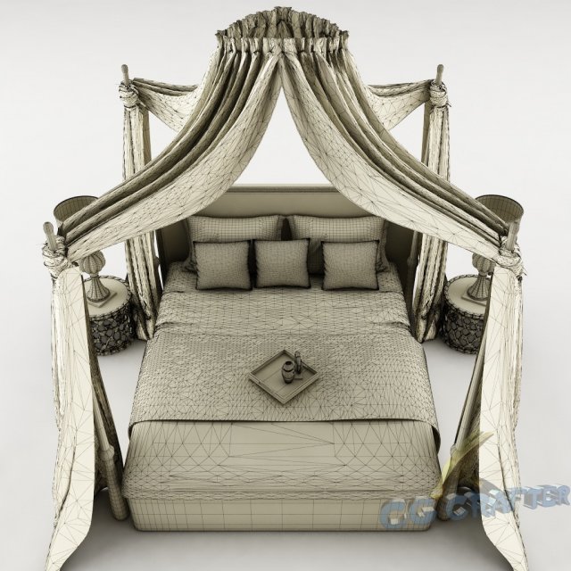 Bedroom Set 019 3d Model In Bedroom 3dexport