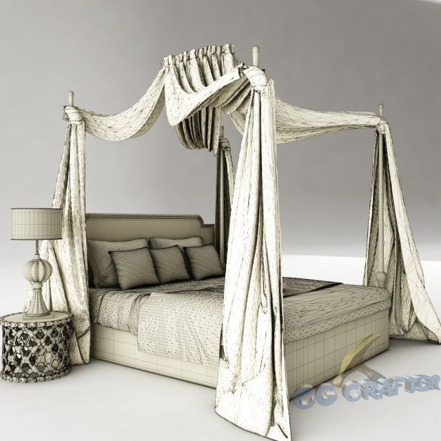 Bedroom Set 019 3d Model In Bedroom 3dexport