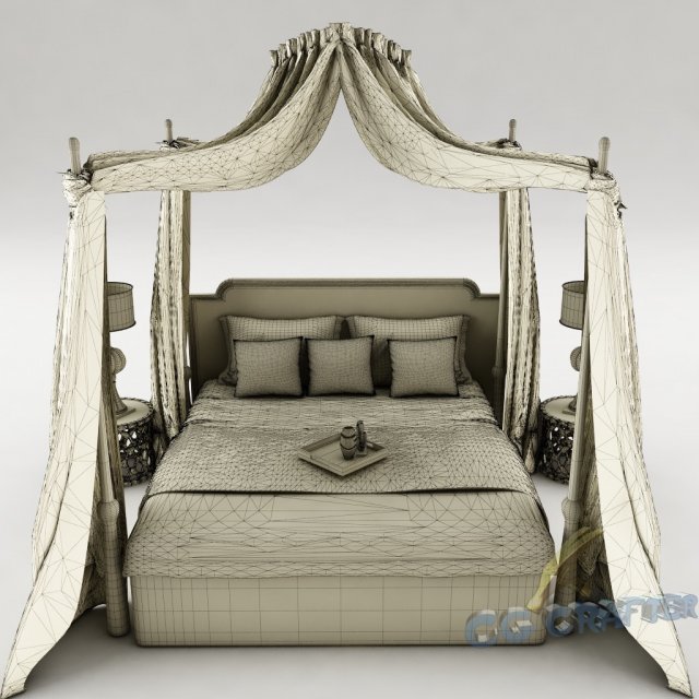 Bedroom Set 019 3d Model In Bedroom 3dexport