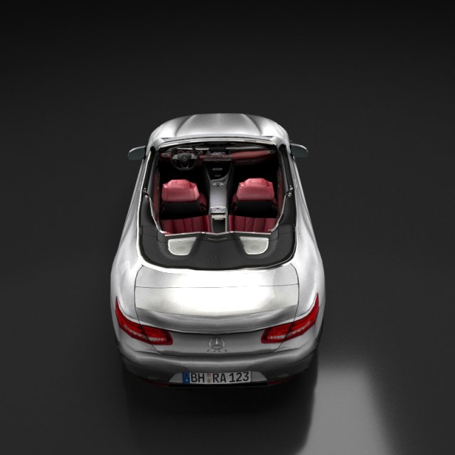 mercedes-benz s-class cabriolet 2017 3D Model in Sedan 3DExport