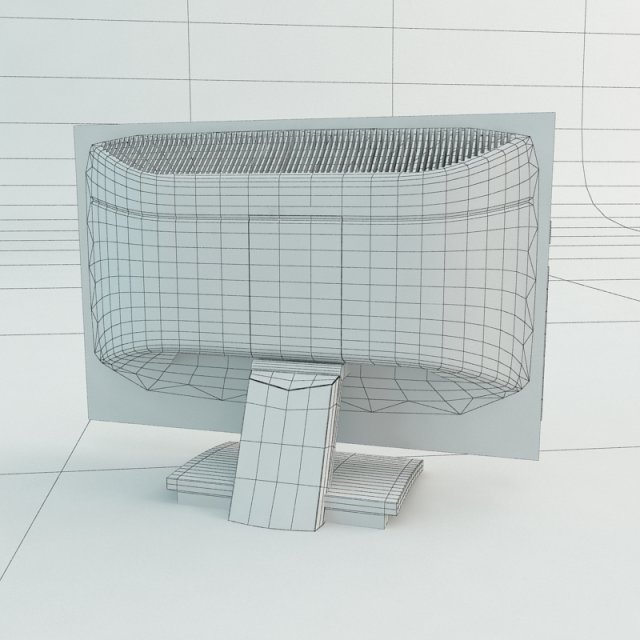 monitor benq 3D Model in Parts 3DExport