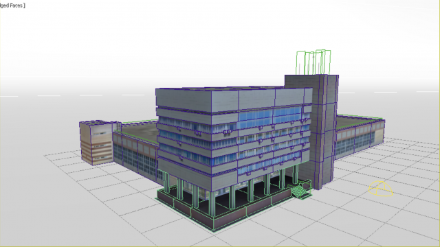 Administrative building 3D Model in Buildings 3DExport