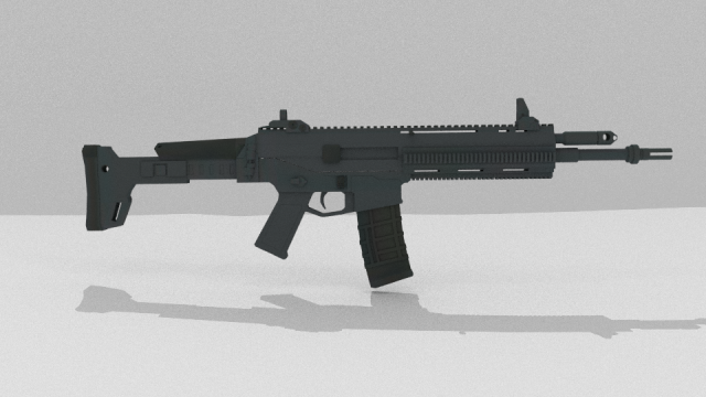 acr assault rifle 3D Model in Artillery 3DExport