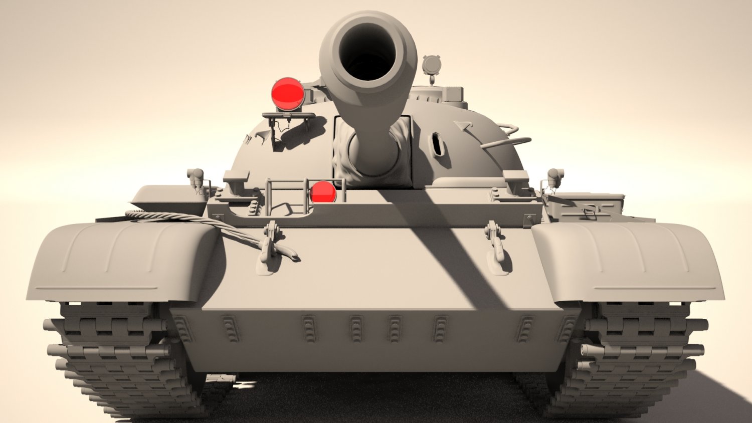T-55 3D Model in Tank 3DExport