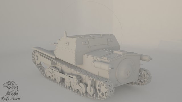 carro veloce cv35 radio version Modelo 3D in Tanques 3DExport