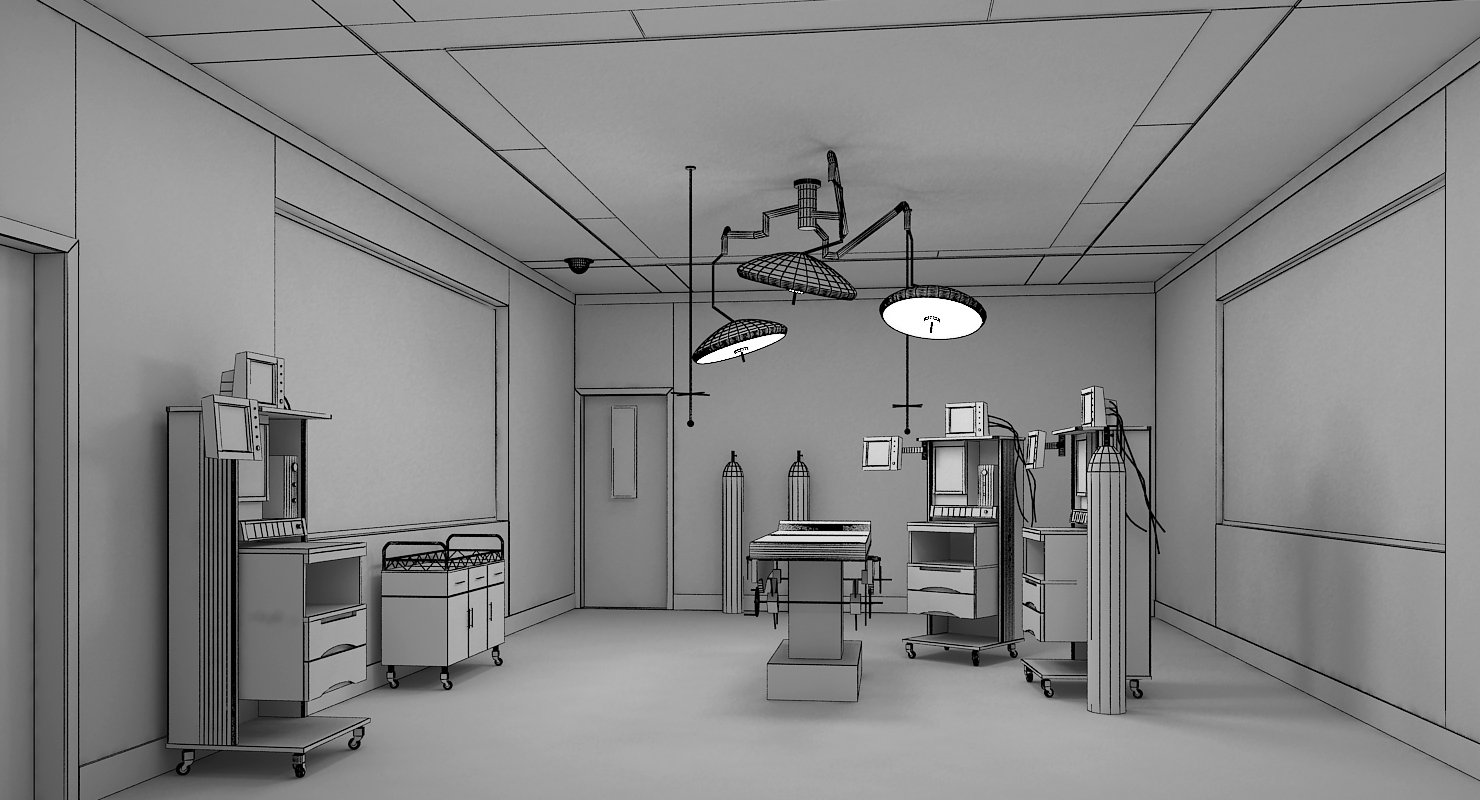 operation room 3D Models in Office 3DExport