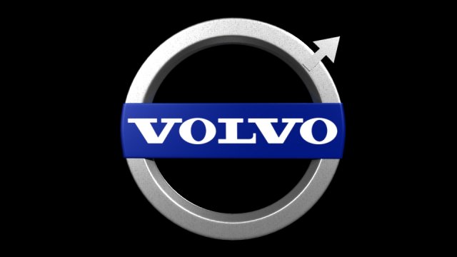 volvo logo 3D Model in Parts of auto 3DExport