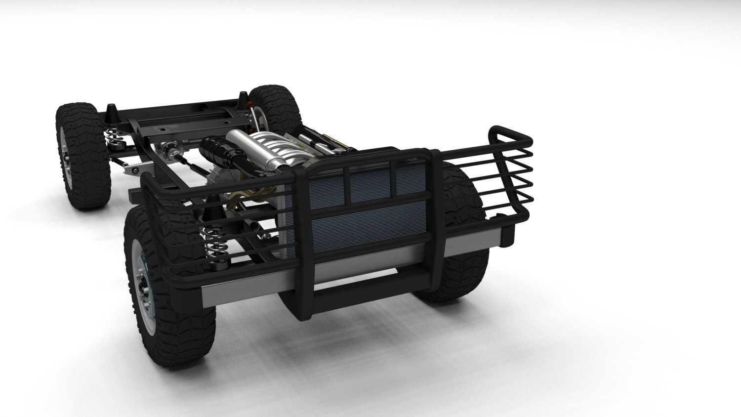 Full SUV Chassis 3D Model in SUV 3DExport