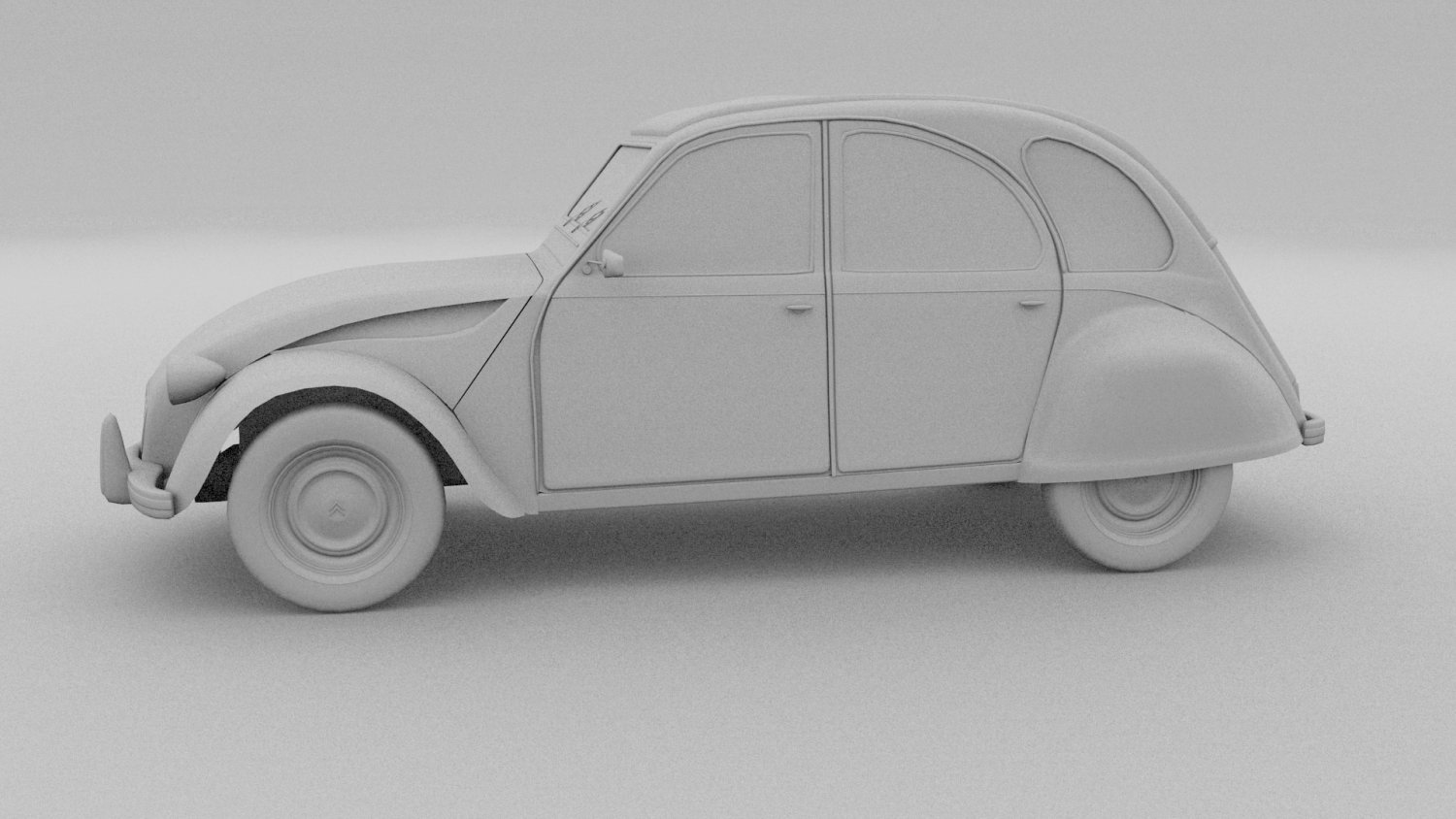 Citroen 2CV rev 3D Model in Compact Cars 3DExport
