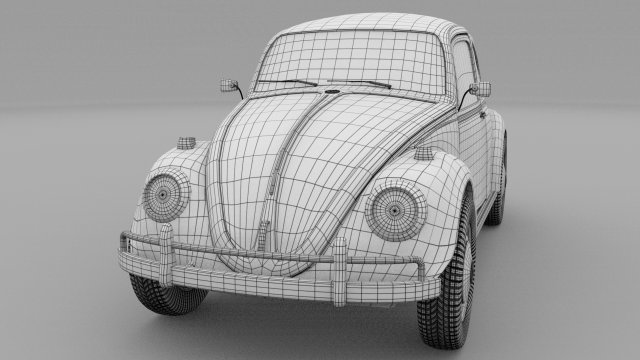 vw beetle rev 3D Model in Sport Cars 3DExport