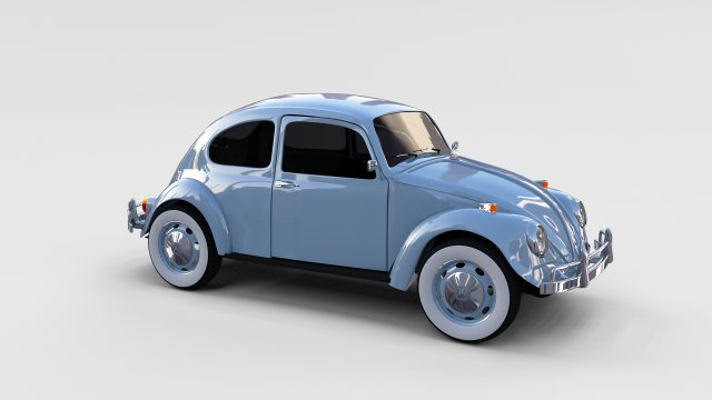 vw beetle rev 3D Model in Sport Cars 3DExport