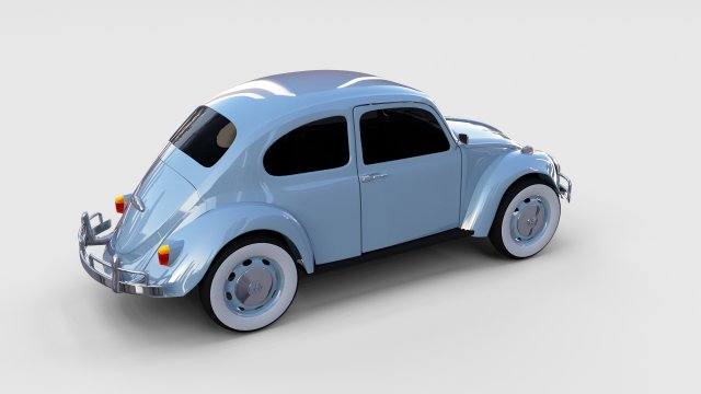 vw beetle rev 3D Model in Sport Cars 3DExport