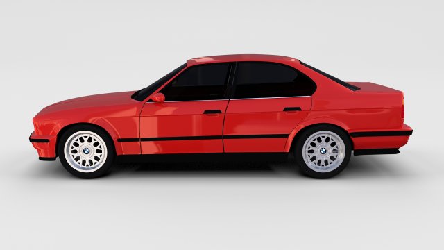 5 series bmw e34 rev 3D Model in Sedan 3DExport