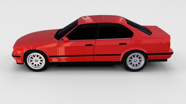 5 series bmw e34 rev 3D Model in Sedan 3DExport