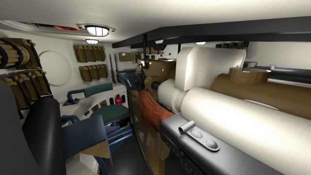 panzer tiger tank early with interior 3D Model in Tank 3DExport