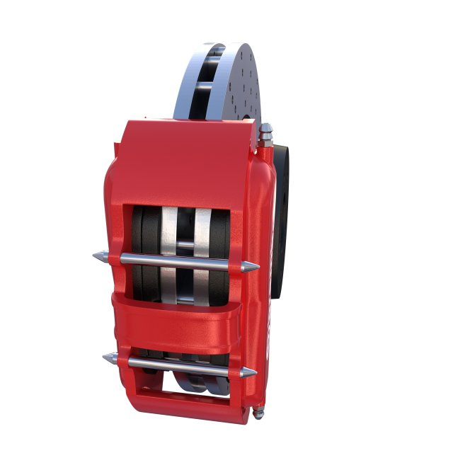 sport ventilated brake system 3D Model in Parts of auto 3DExport