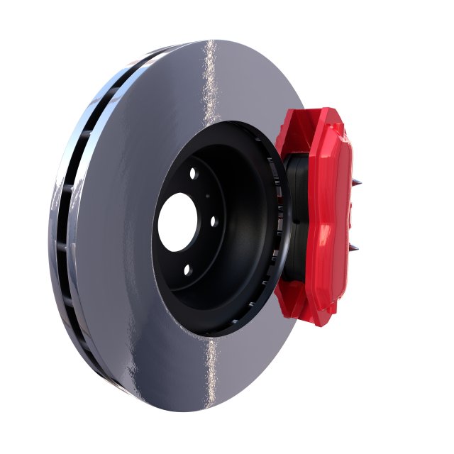 tesla ventilated brake system 3D Model in Parts of auto 3DExport