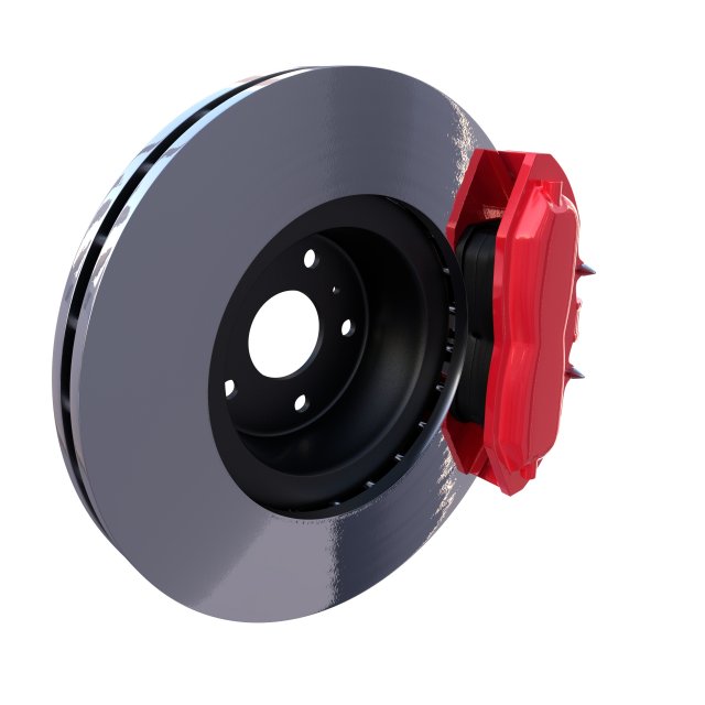 tesla ventilated brake system 3D Model in Parts of auto 3DExport