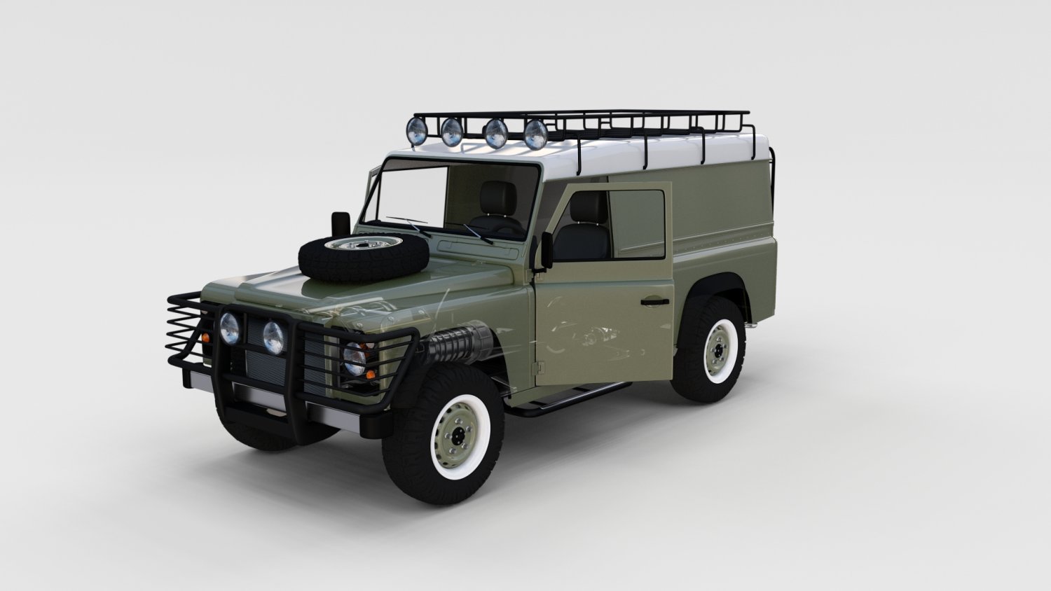 Full Land Rover Defender Pack w chassis and inter 3D Model in SUV 3DExport