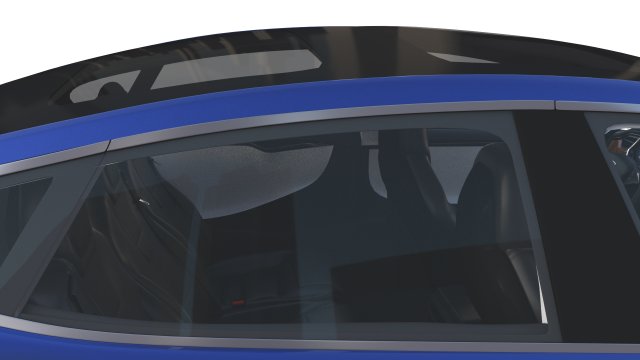 tesla model s 2016 blue with interior 3D Model in Limousine 3DExport