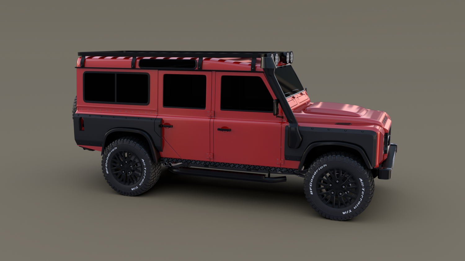 Land Rover Defender 110 Custom v2 3D Model in SUV 3DExport