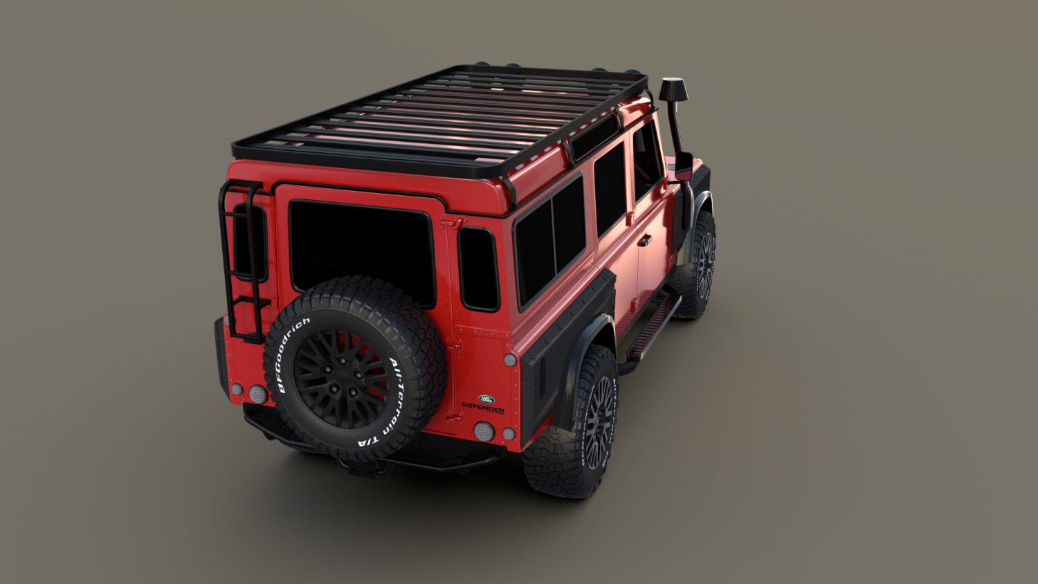 Land Rover Defender 110 Custom v2 3D Model in SUV 3DExport